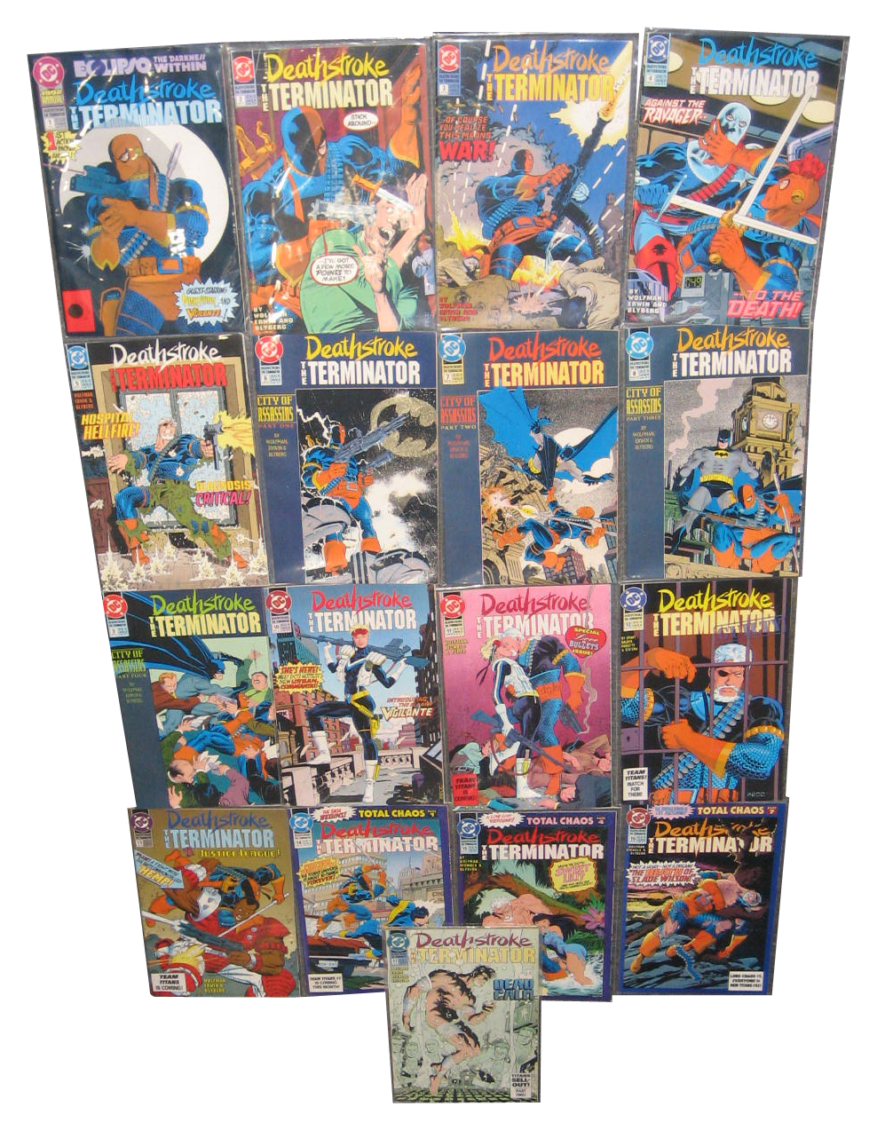 DC Comics Deathstroke The Terminator Comic Book Lot - Issues 1-17 ...