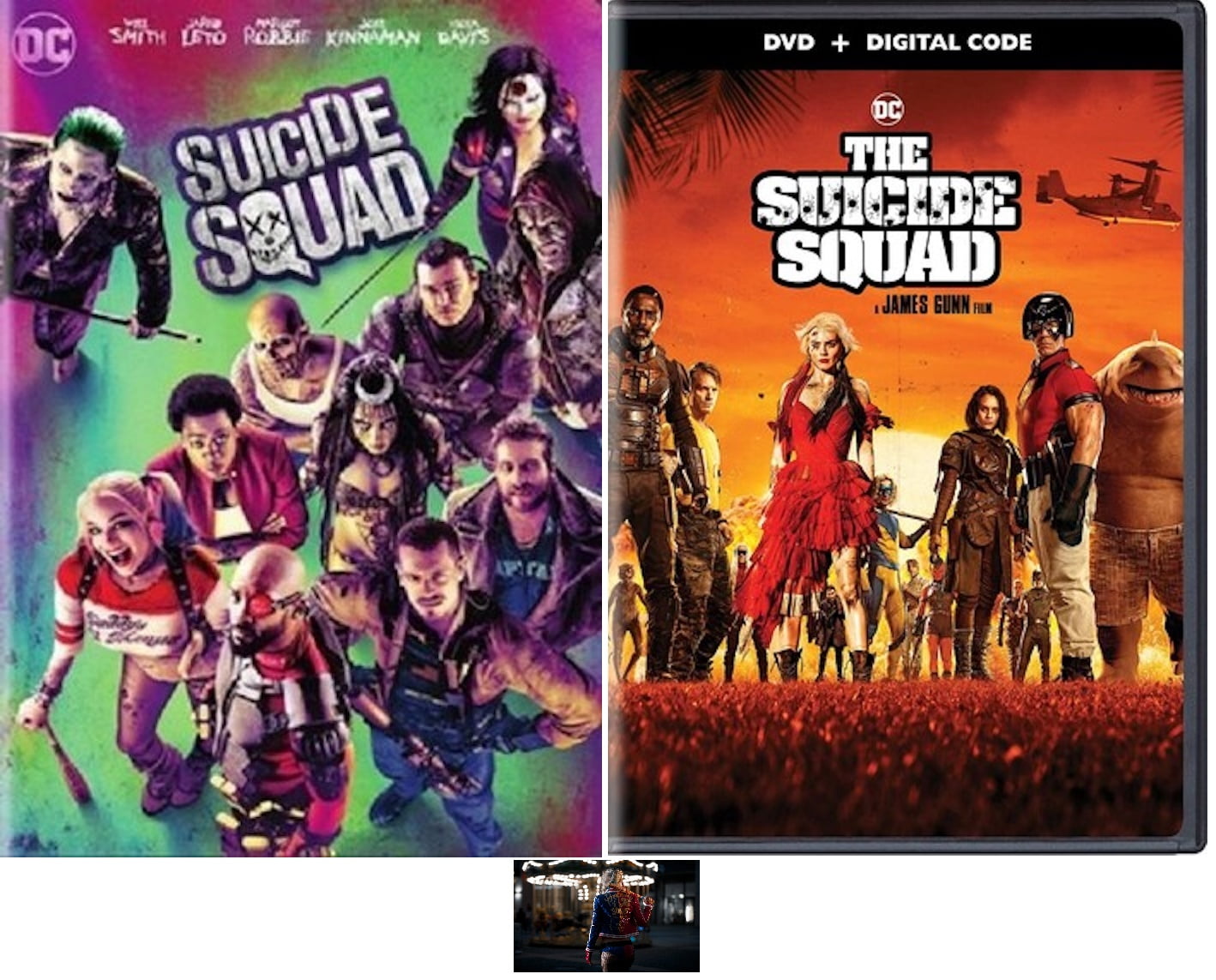 DC Comics Double Feature SUICIDE SQUAD 1 One & 2 TWO DVD Set Includes ...