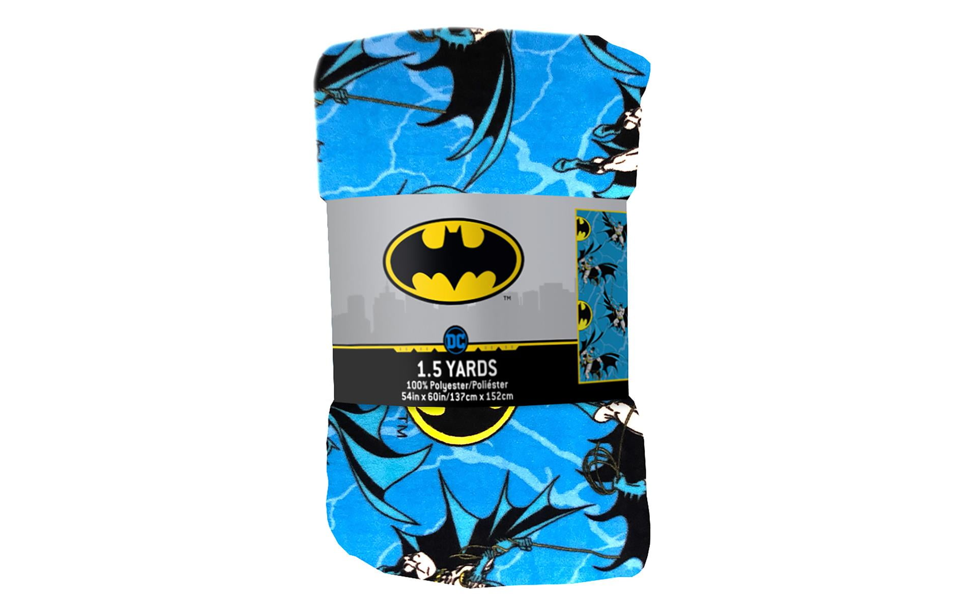 DC Comics Fleece Precut 54x60" Batman Rope 2pc - Walmart.com