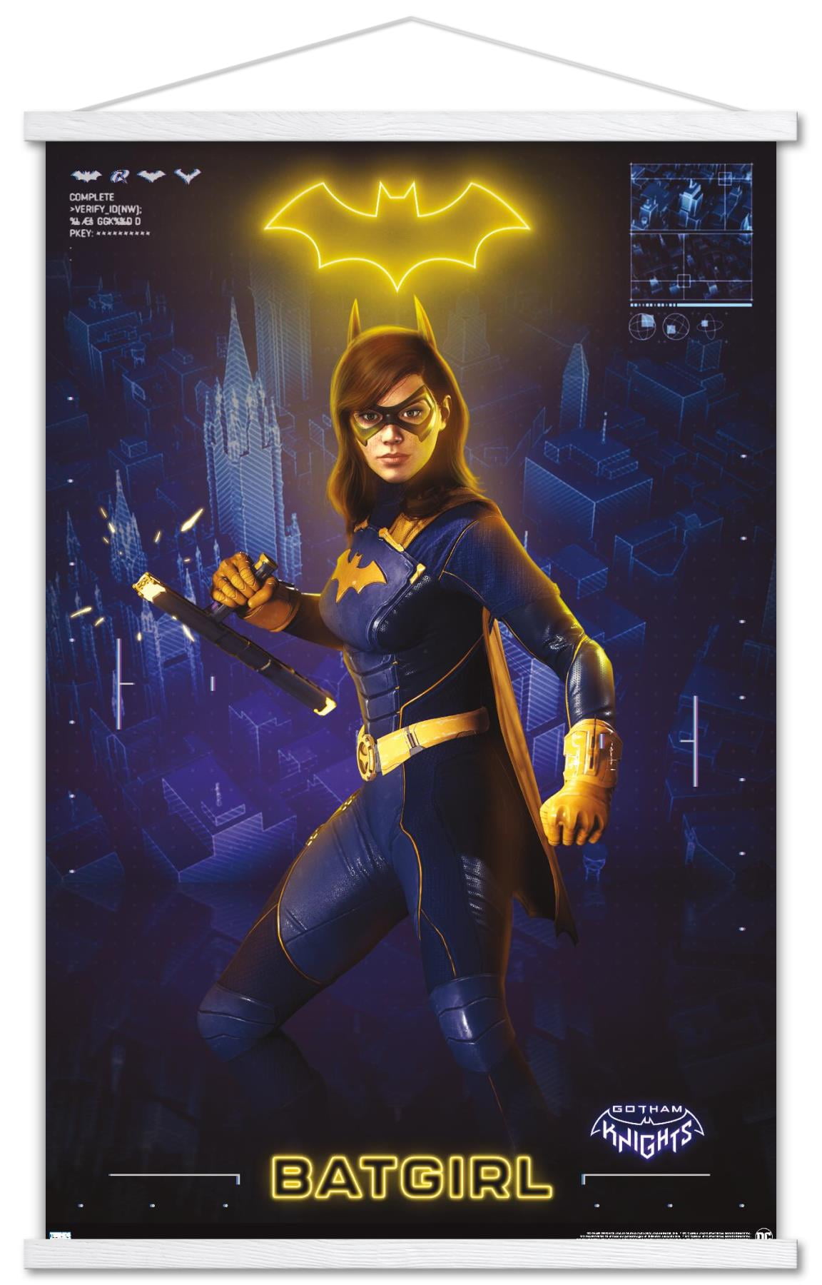 DC Comics Gotham Knights - Batgirl Wall Poster with Magnetic Frame, 22. ...