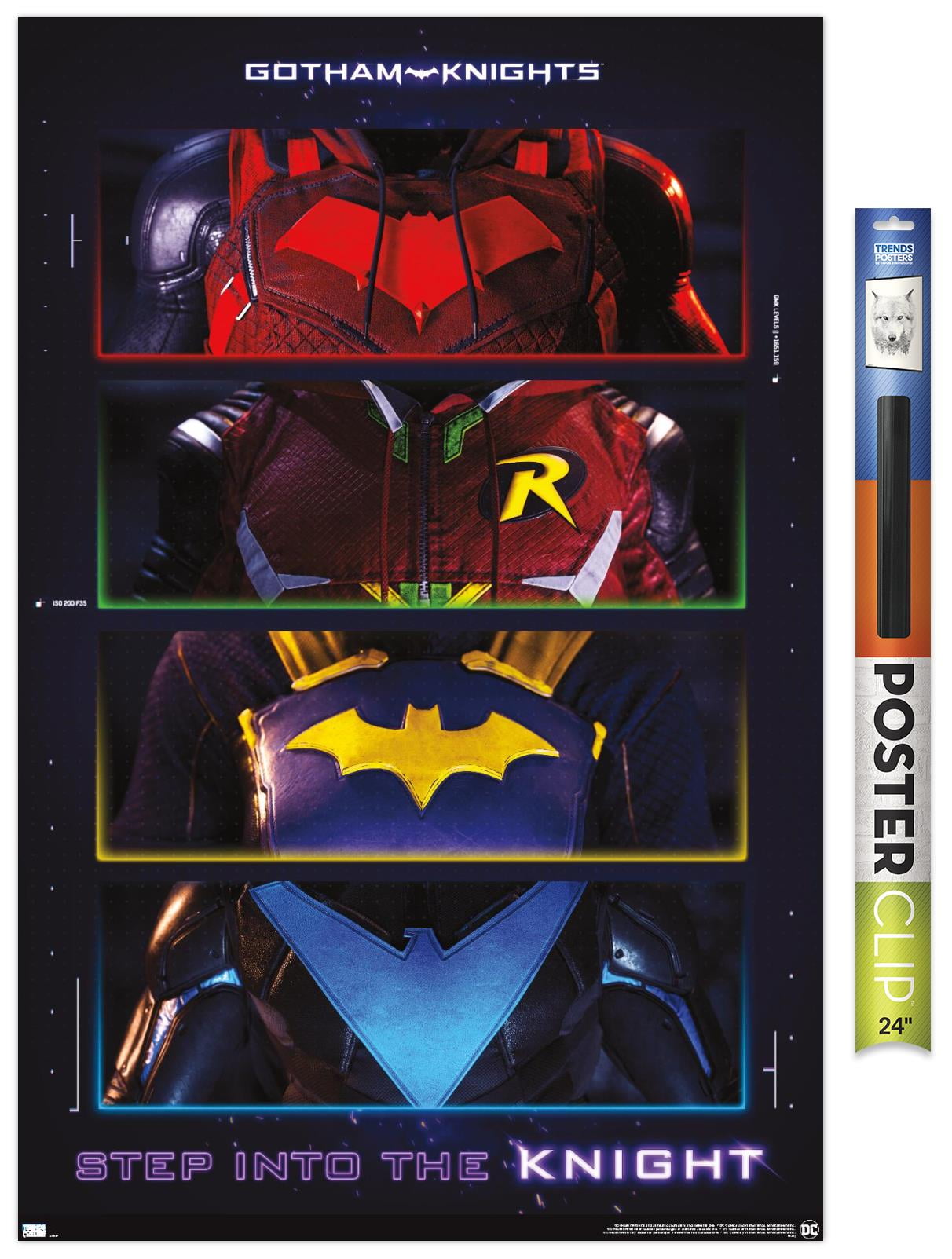 DC Comics Gotham Knights - Chest Emblems Wall Poster, 22.375" x 34 ...