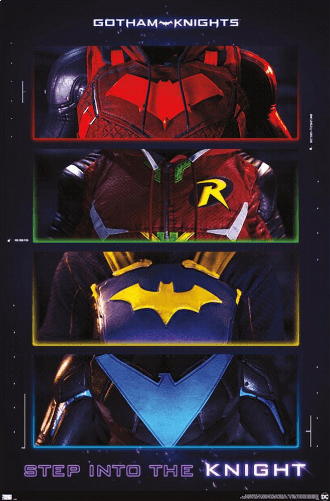 DC Comics Gotham Knights - Chest Emblems Wall Poster, 22.375" x 34 ...