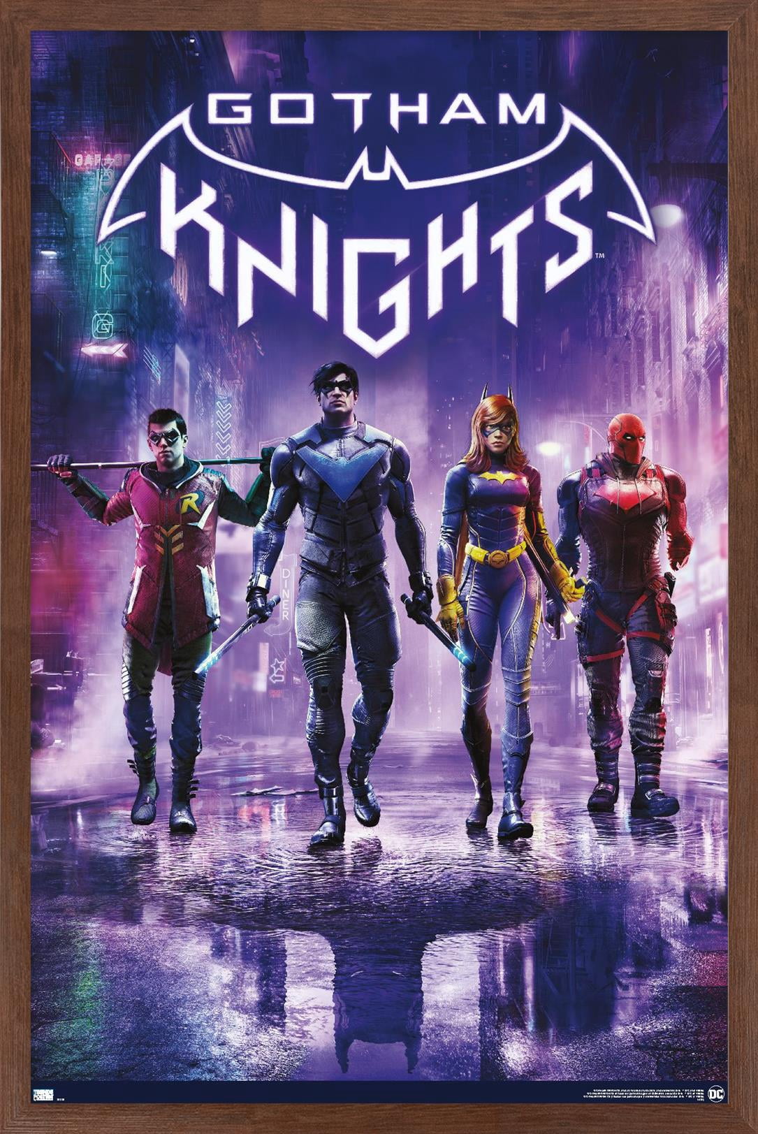 DC Comics Gotham Knights - Key Art Wall Poster, 22.375" x 34" Framed ...