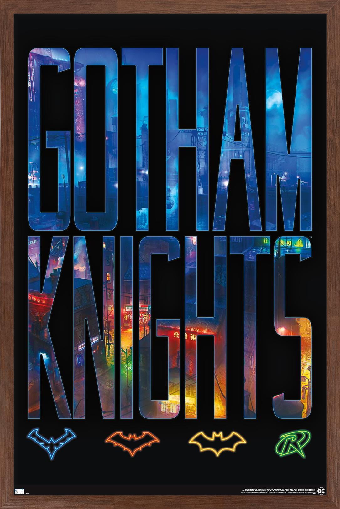 DC Comics Gotham Knights - Logos Wall Poster, 22.375" x 34" Framed ...