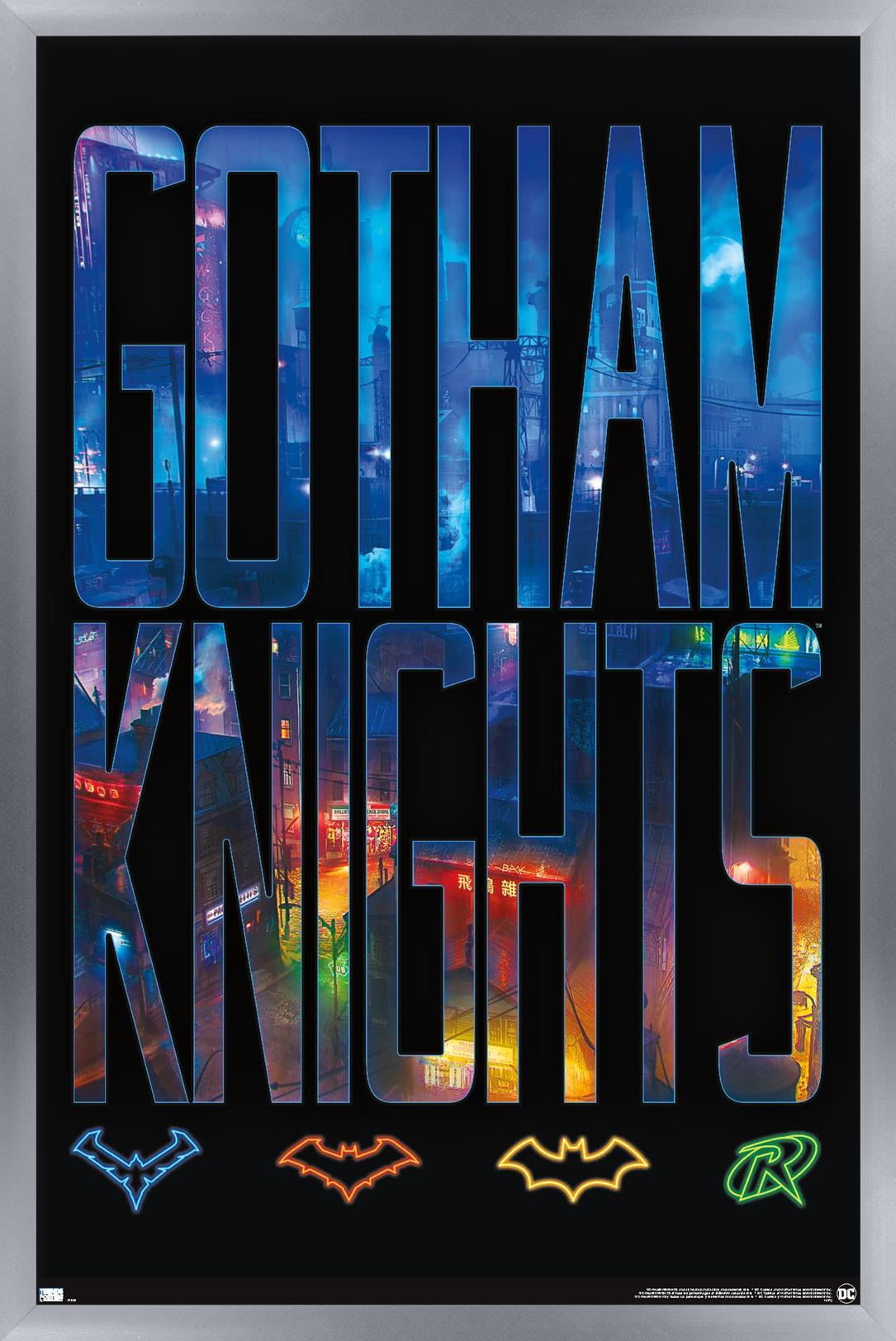 DC Comics Gotham Knights - Logos Wall Poster, 22.375" x 34" Framed ...