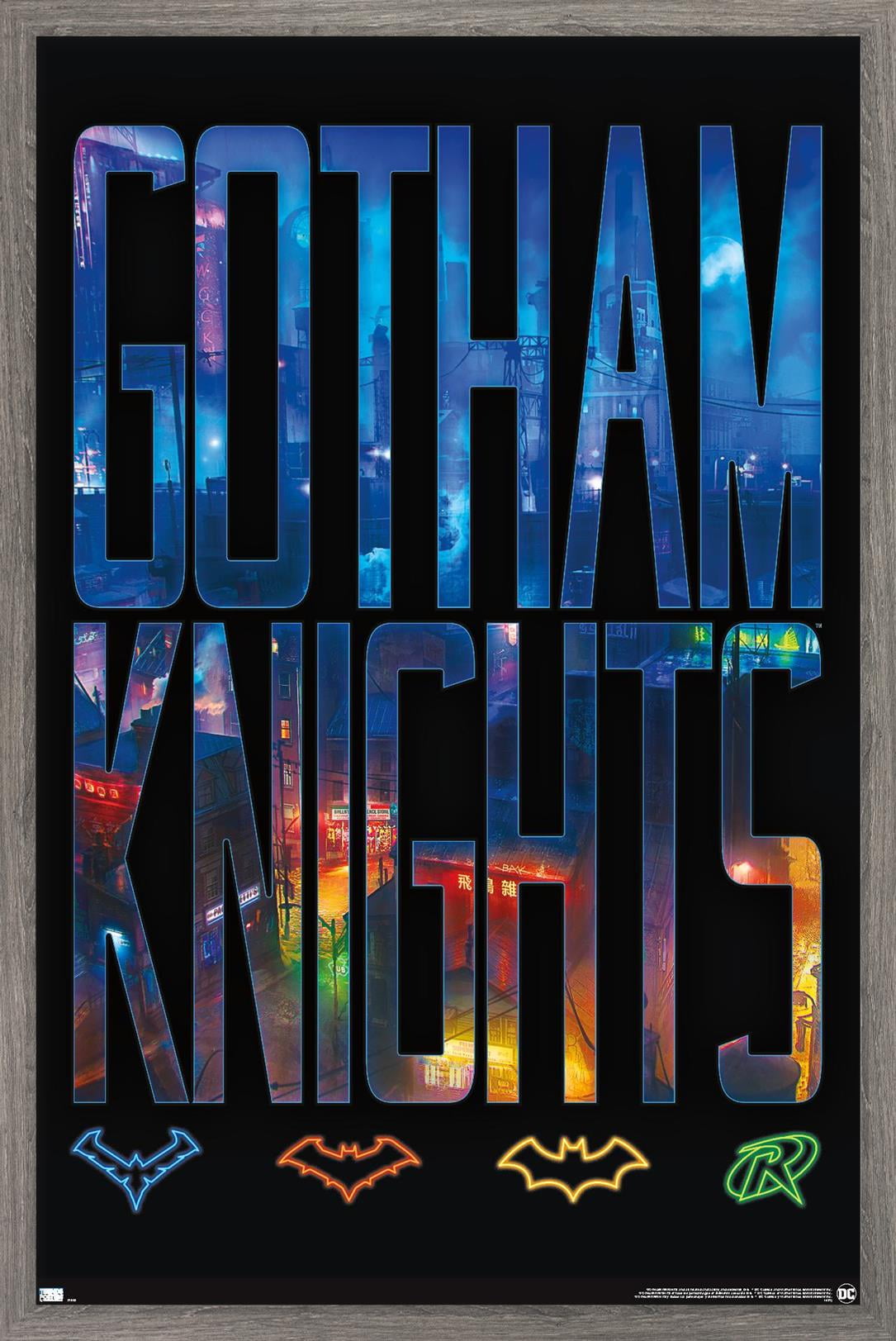 DC Comics Gotham Knights - Logos Wall Poster, 22.375" x 34" Framed ...