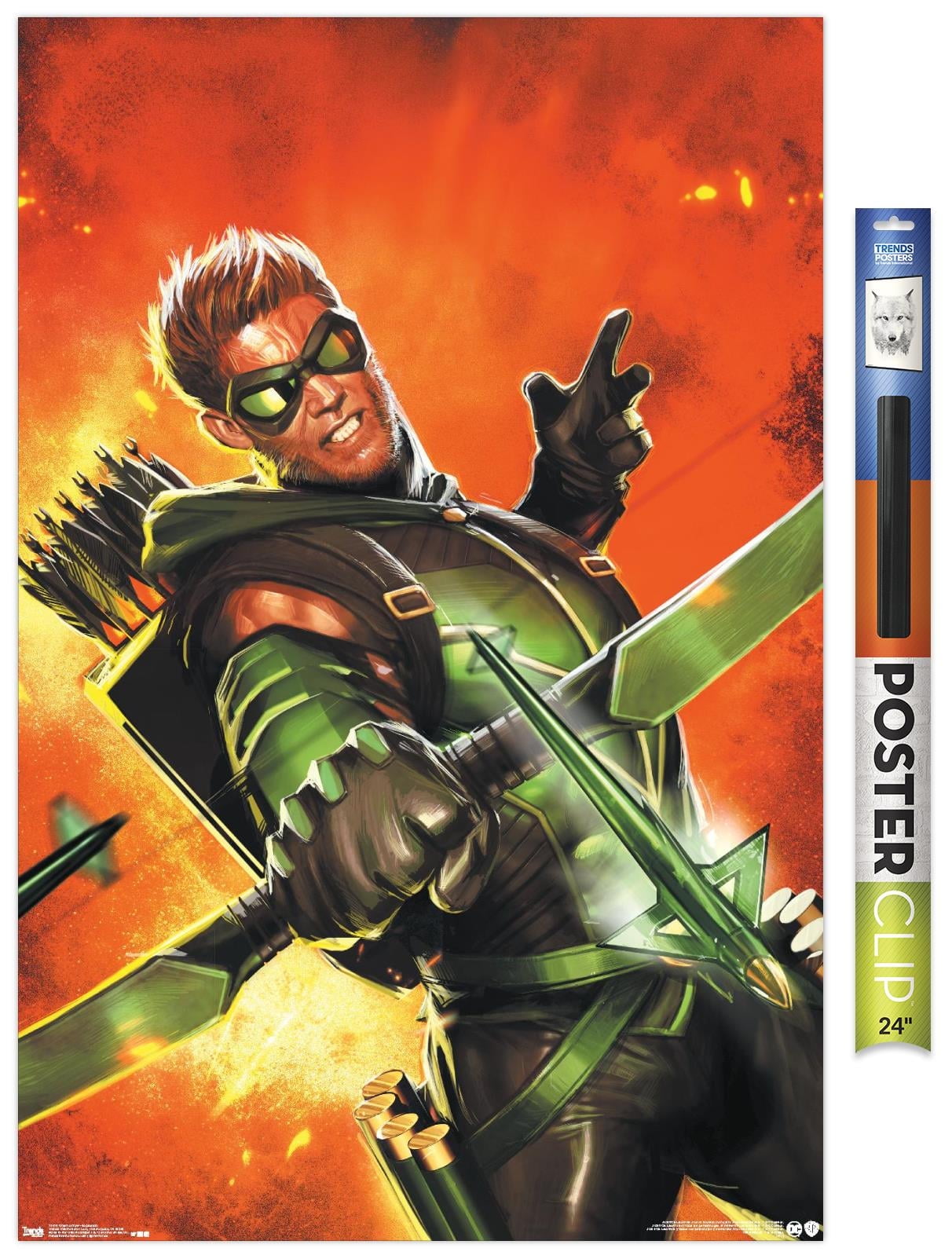 DC Comics - Green Arrow - Explosion Wall Poster, 22.375" x 34 ...