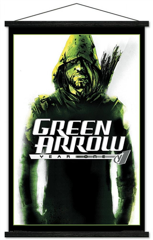 DC Comics - Green Arrow - Year One Wall Poster with Wooden Magnetic ...