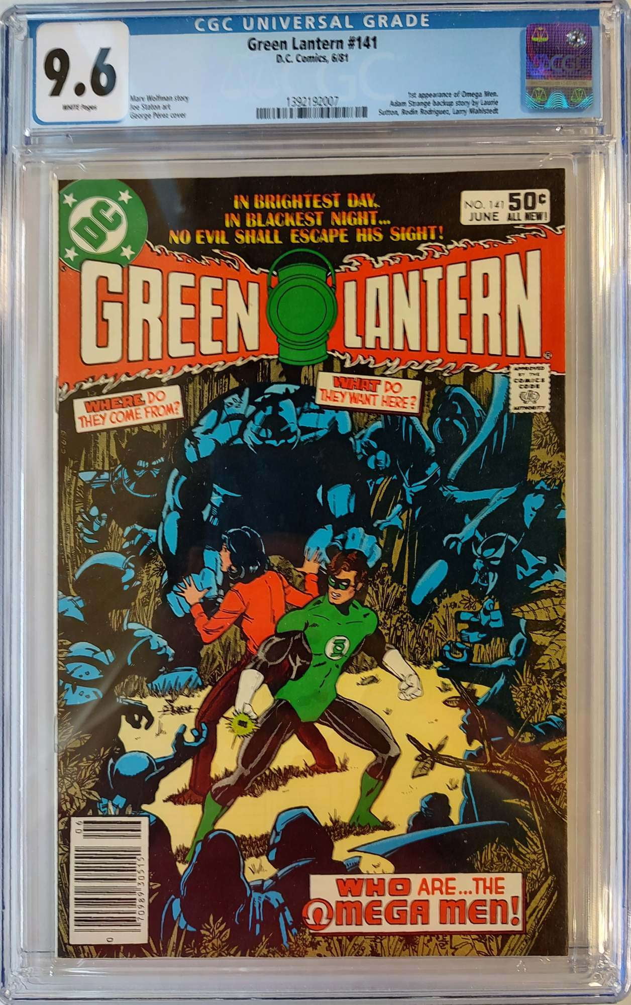 DC Comics Green Lantern #141 CGC 9.6 Graded (George Perez Cover, 1st ...