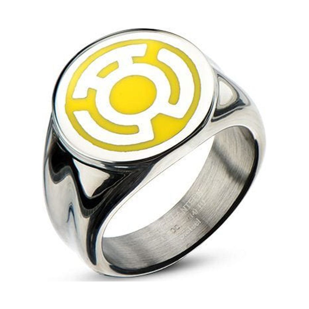 DC Comics Green Lantern Fear Lantern Stainless Steel Ring | 8 - Walmart.com