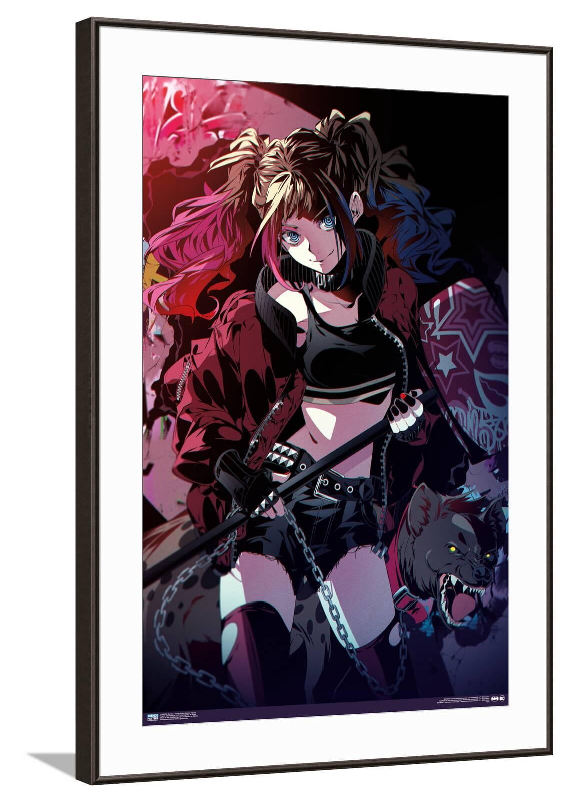 DC Comics Harley Quinn Anime - Hyena Canvas Wall Poster, 22.375" x 34 ...