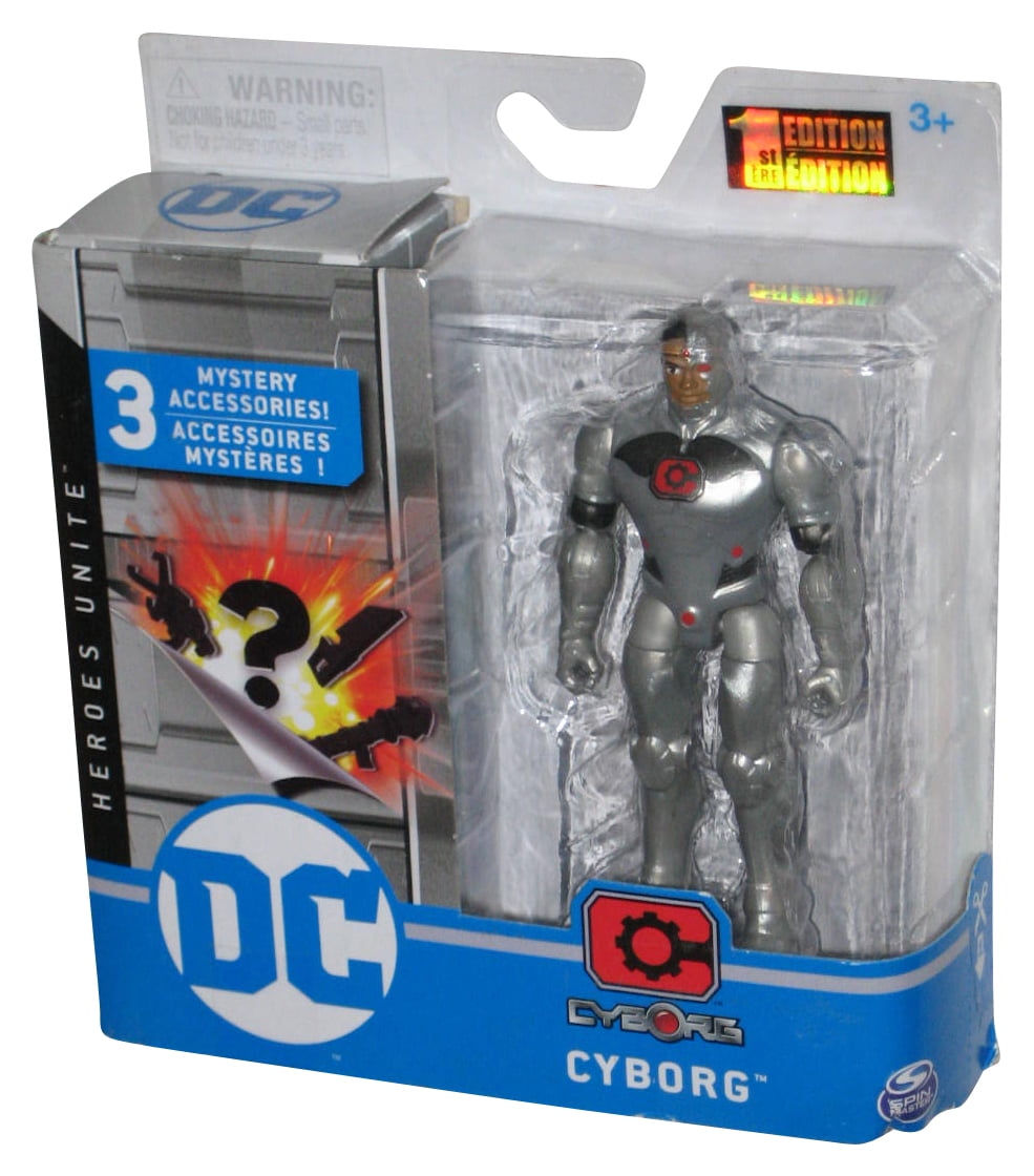 DC Comics Heroes Unite 1st Edition Cyborg 4-Inch Action Figure ...