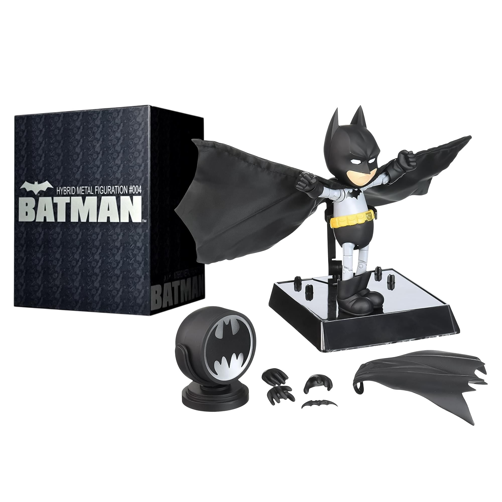 DC Comics Hybrid Metal Figuration Action Figure | #004 Batman - Walmart.com