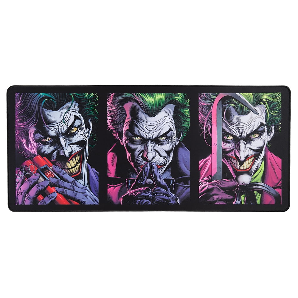 DC Comics Joker XXL Mouse Pad 35 in x 15.7 in - Gift Joker gaming desk ...