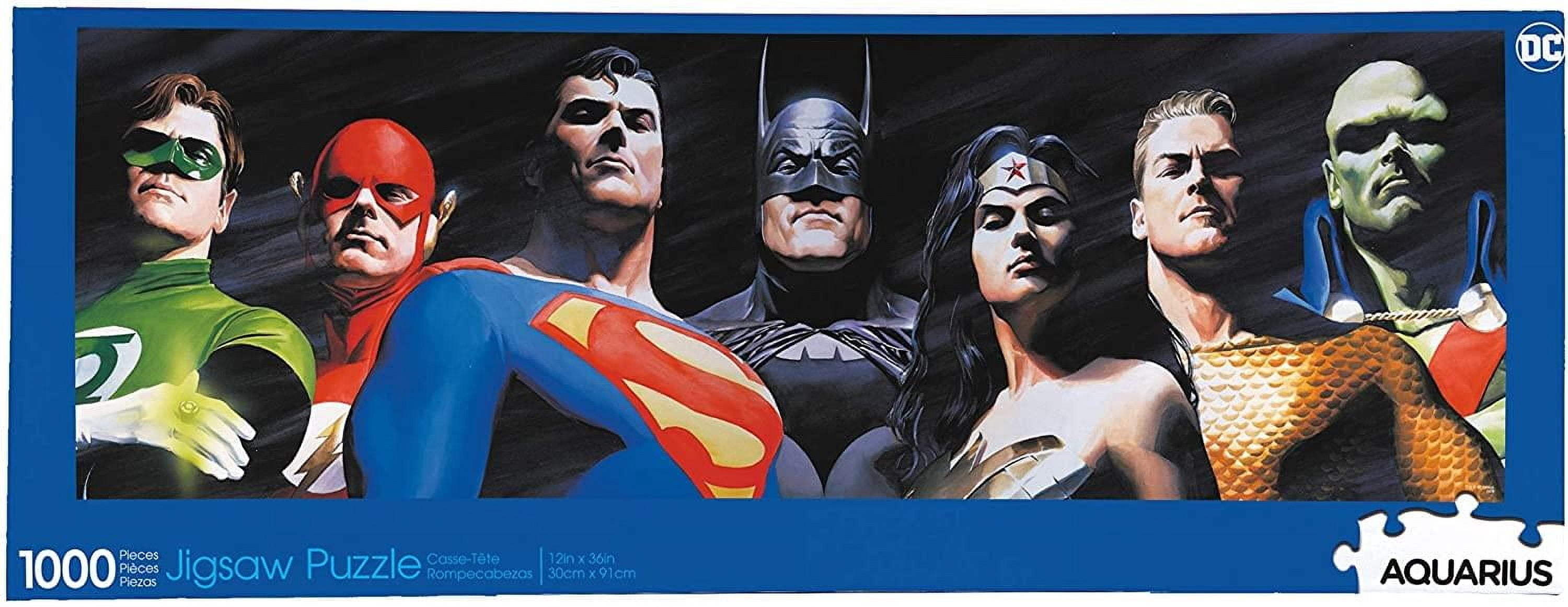 DC Comics Justice League 1000 Piece Slim Jigsaw Puzzle - Walmart.com