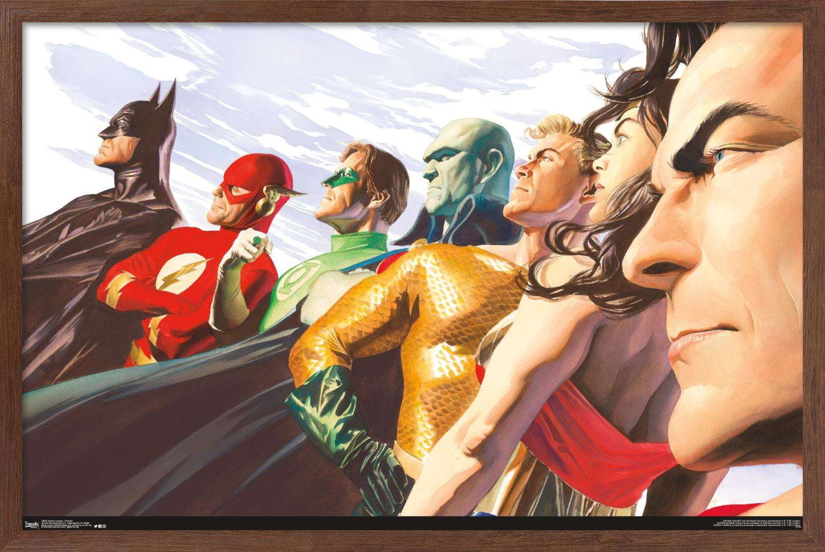 DC Comics - Justice League - Alex Ross - Portrait Wall Poster, 14.725 ...