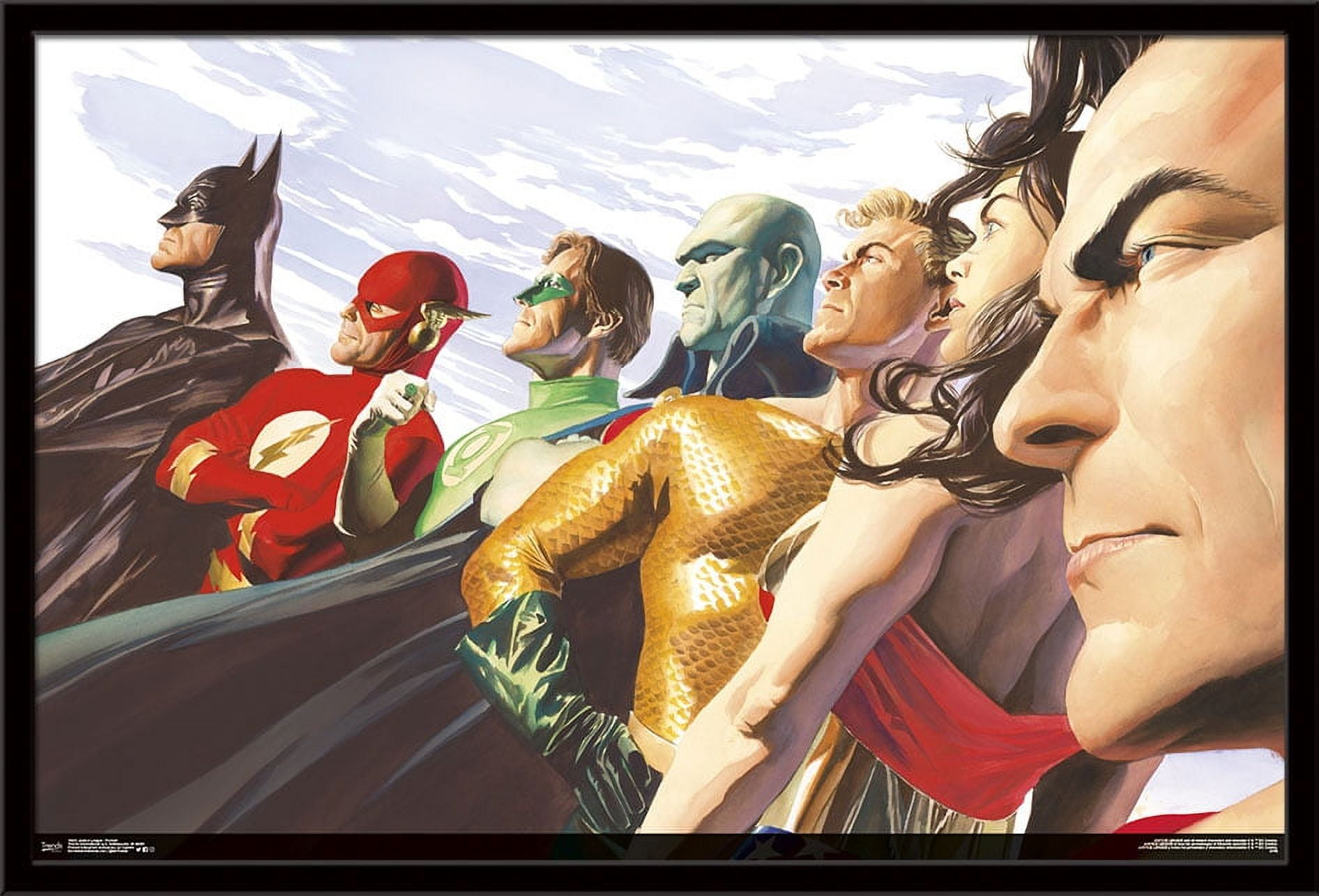 DC Comics - Justice League - Alex Ross - Portrait Wall Poster, 22.375 ...