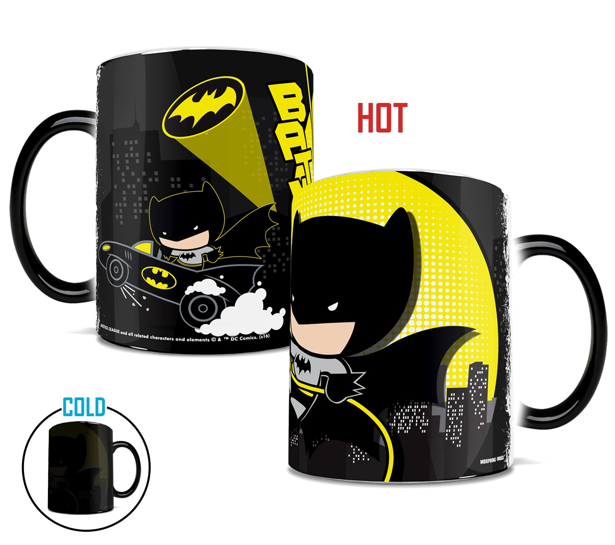 DC Comics (Justice League - Batman Cartoon) Morphing Mugs® Heat ...
