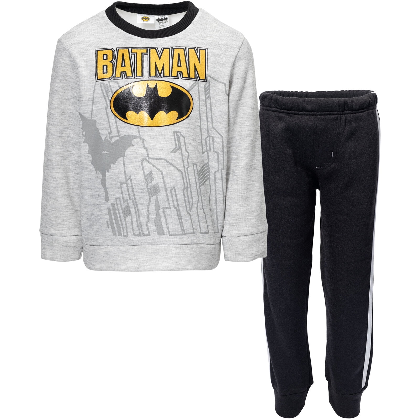 DC Comics Batman Hoodie Set: Justice League Fleece Sweatshirt and Pants ...