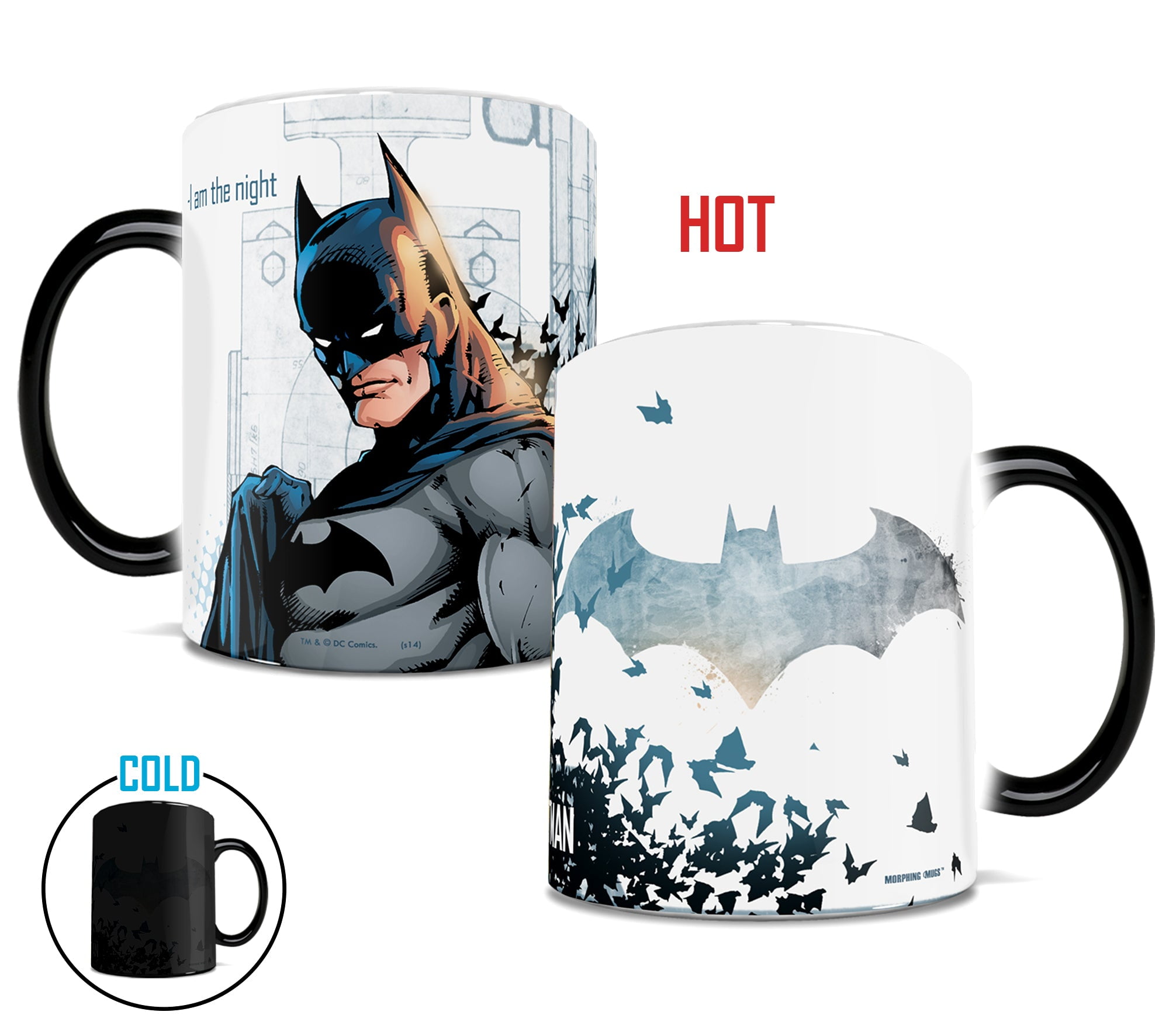 DC Comics (Justice League - Batman) Morphing Mugs® Heat-Sensitive Mug ...