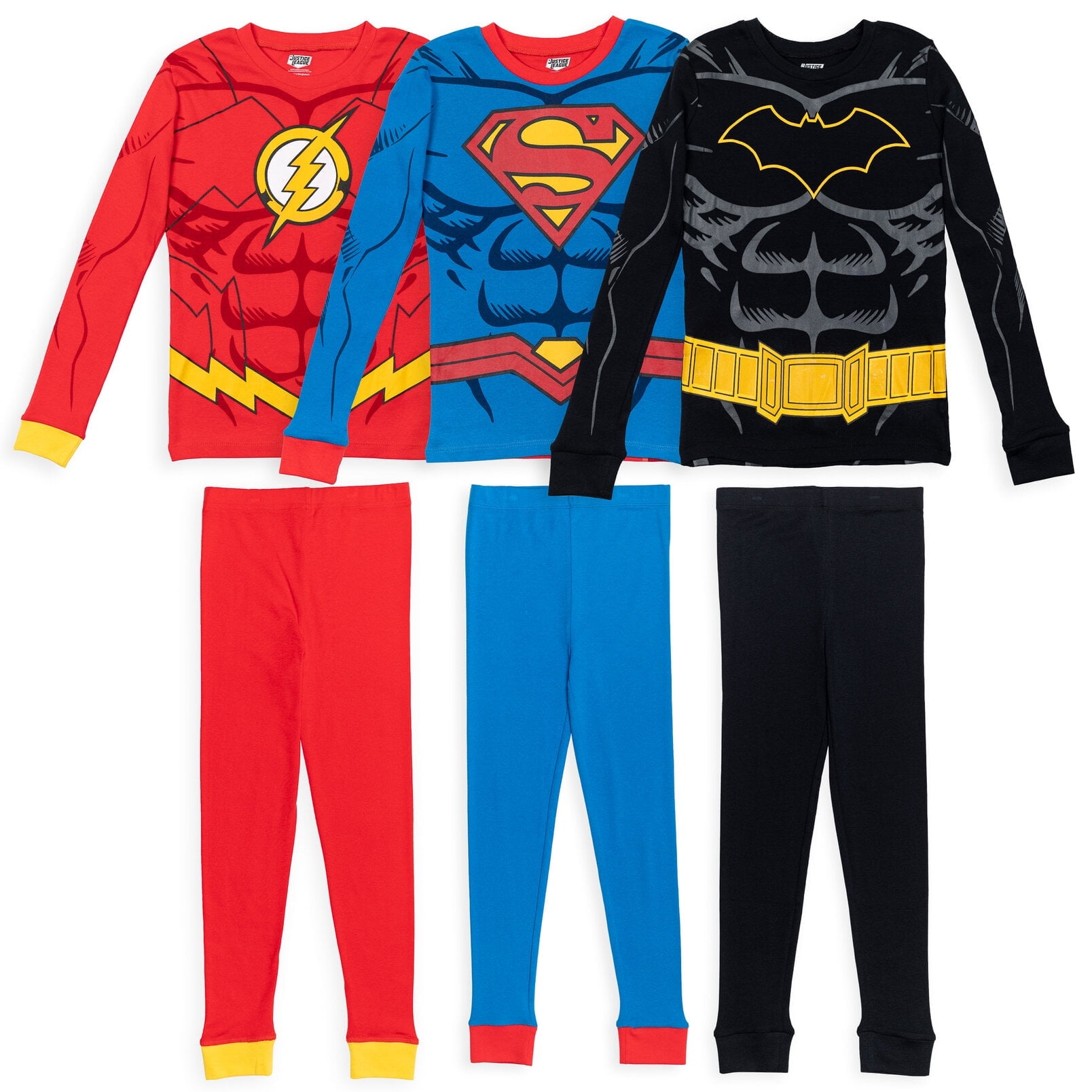 DC Comics Justice League Batman Superman The Flash Cosplay Pajama ...
