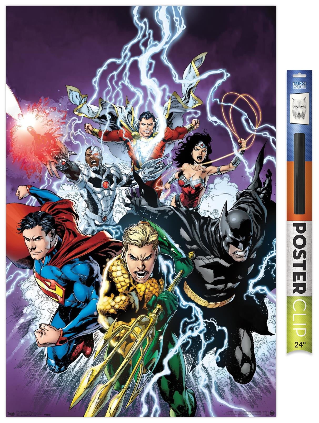 DC Comics - Justice League - Bolts Wall Poster, 22.375" x 34" - Walmart.com