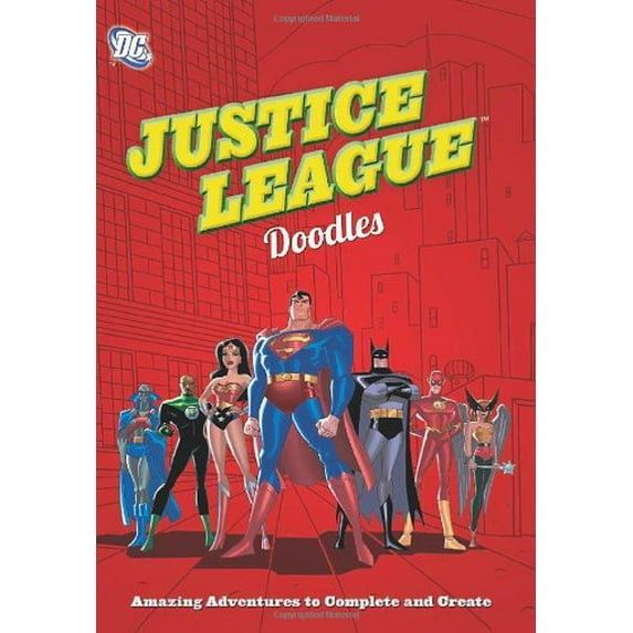 Pre-Owned DC Justice League Doodles: Amazing Adventures to Complete and ...