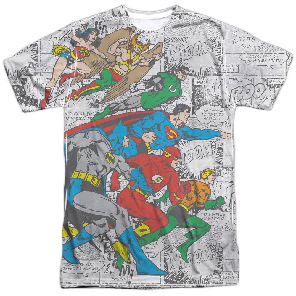 DC Comics Men's Face Off Sublimation T-shirt Small White - Walmart.com