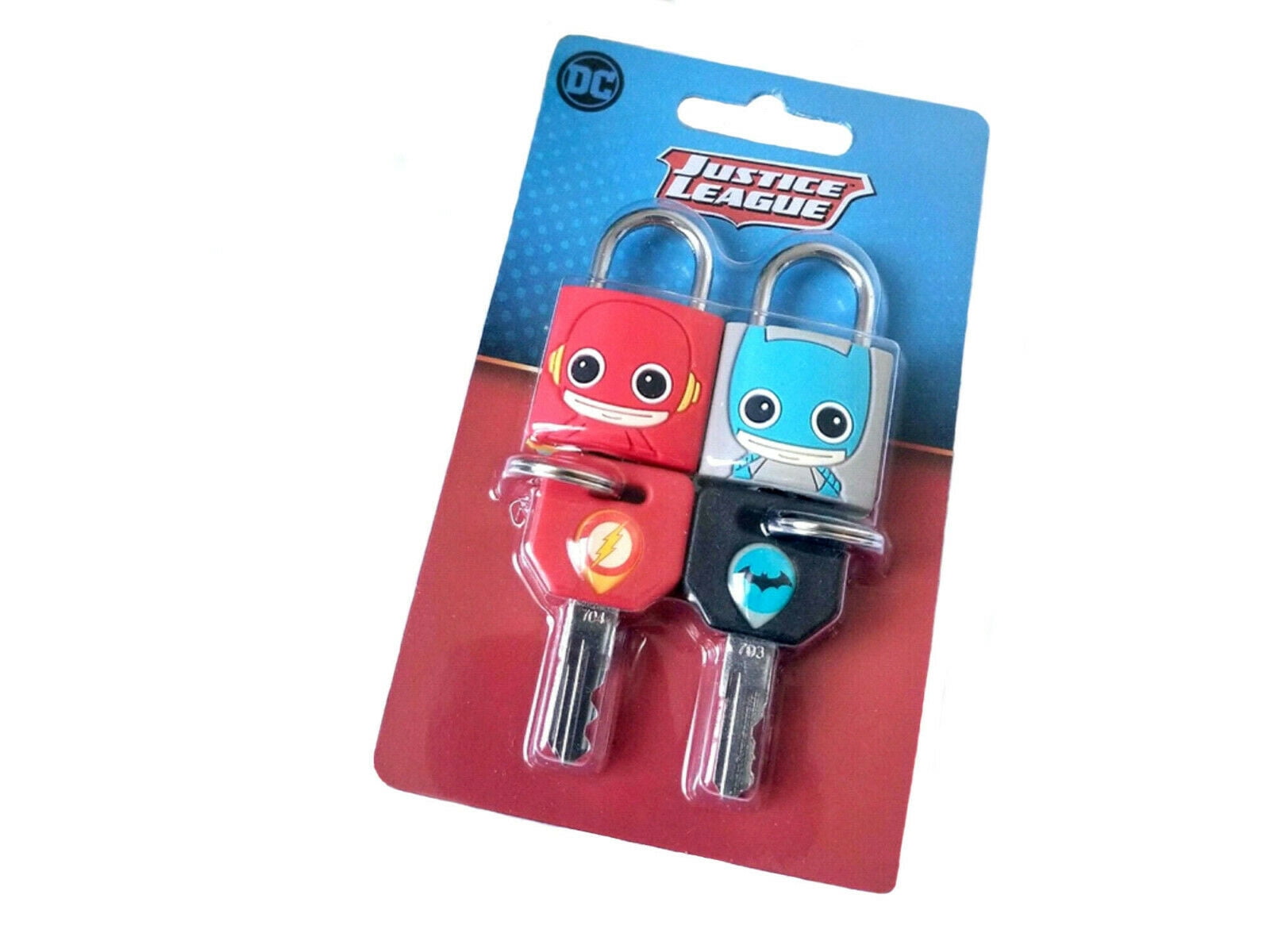 DC Comics Justice League Flash and Batman Lock and Key Ideal for Travel ...