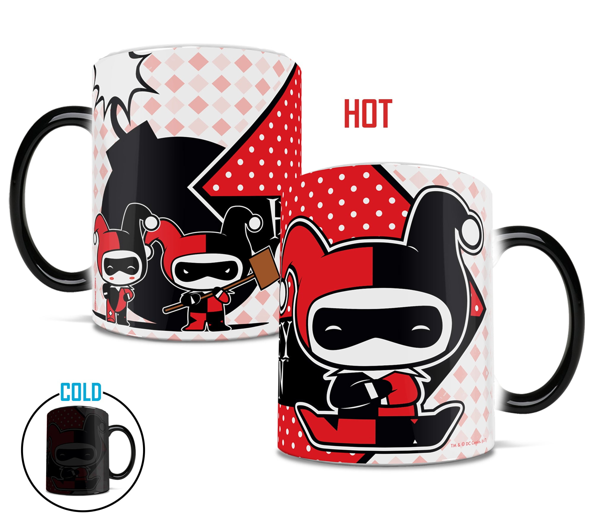 DC Comics (Justice League - Harley Quinn Cartoon) Morphing Mugs® Heat ...