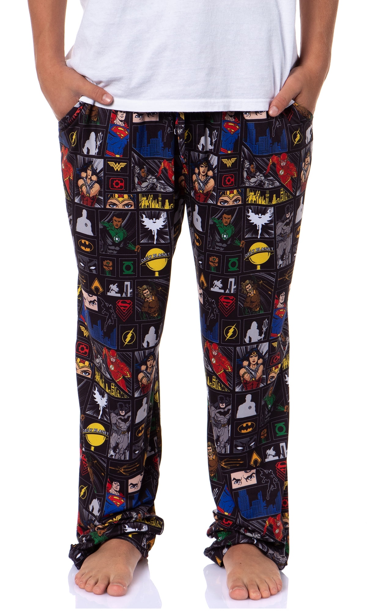 DC Comics Justice League Men's Superhero Superman Wonder Woman Batman ...