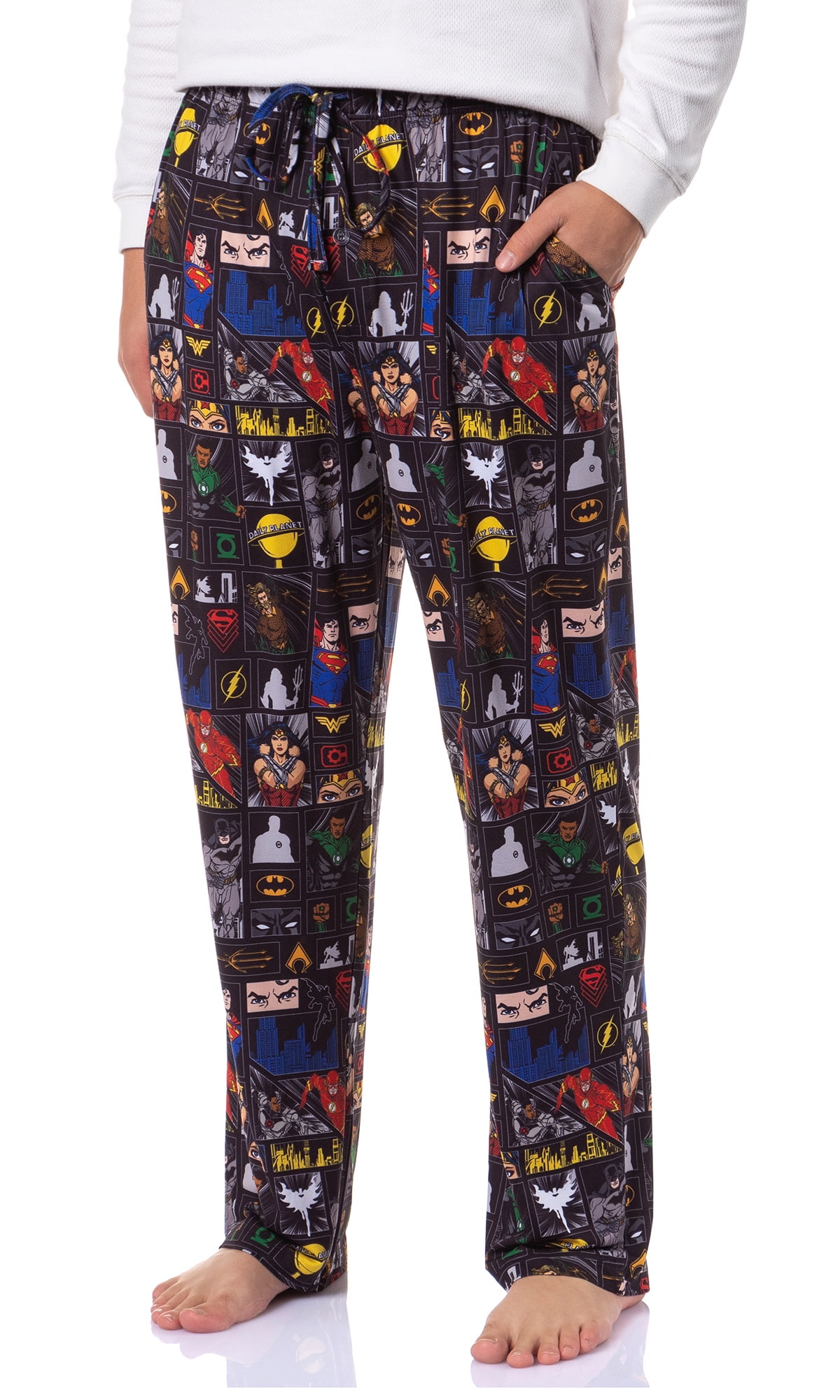 DC Comics Justice League Men's Superhero Superman Wonder Woman Batman ...
