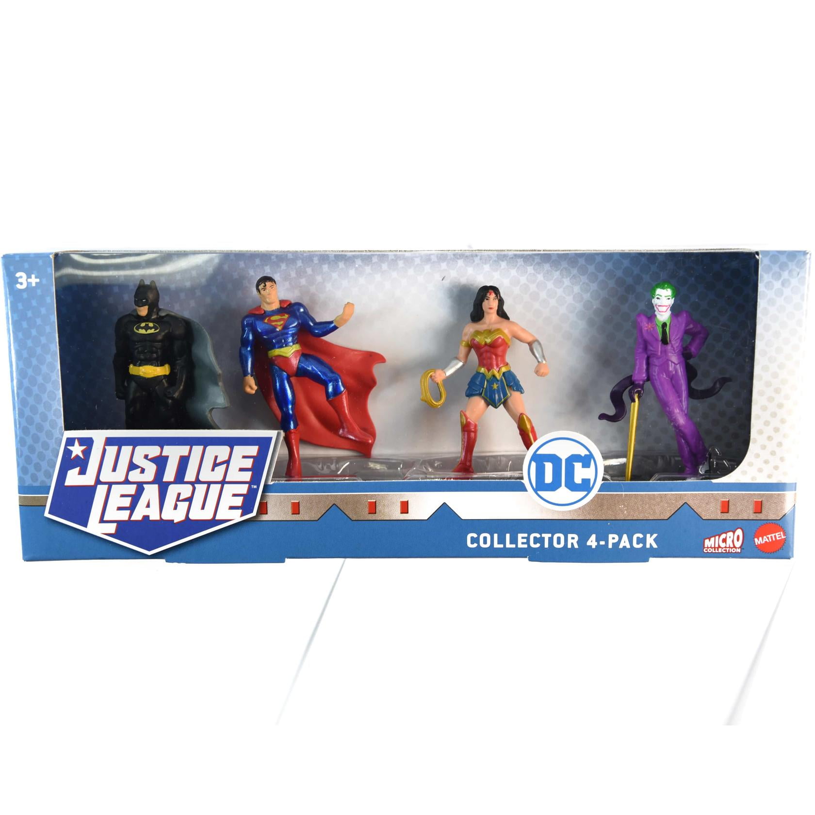 DC Comics Justice League Micro Collection 4-Pack Figure - Walmart.com