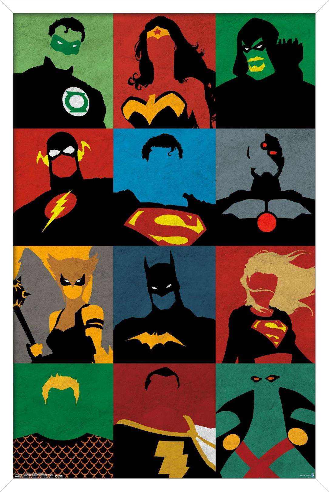 DC Comics - Justice League - Minimalist Wall Poster, 14.725" x 22.375 ...