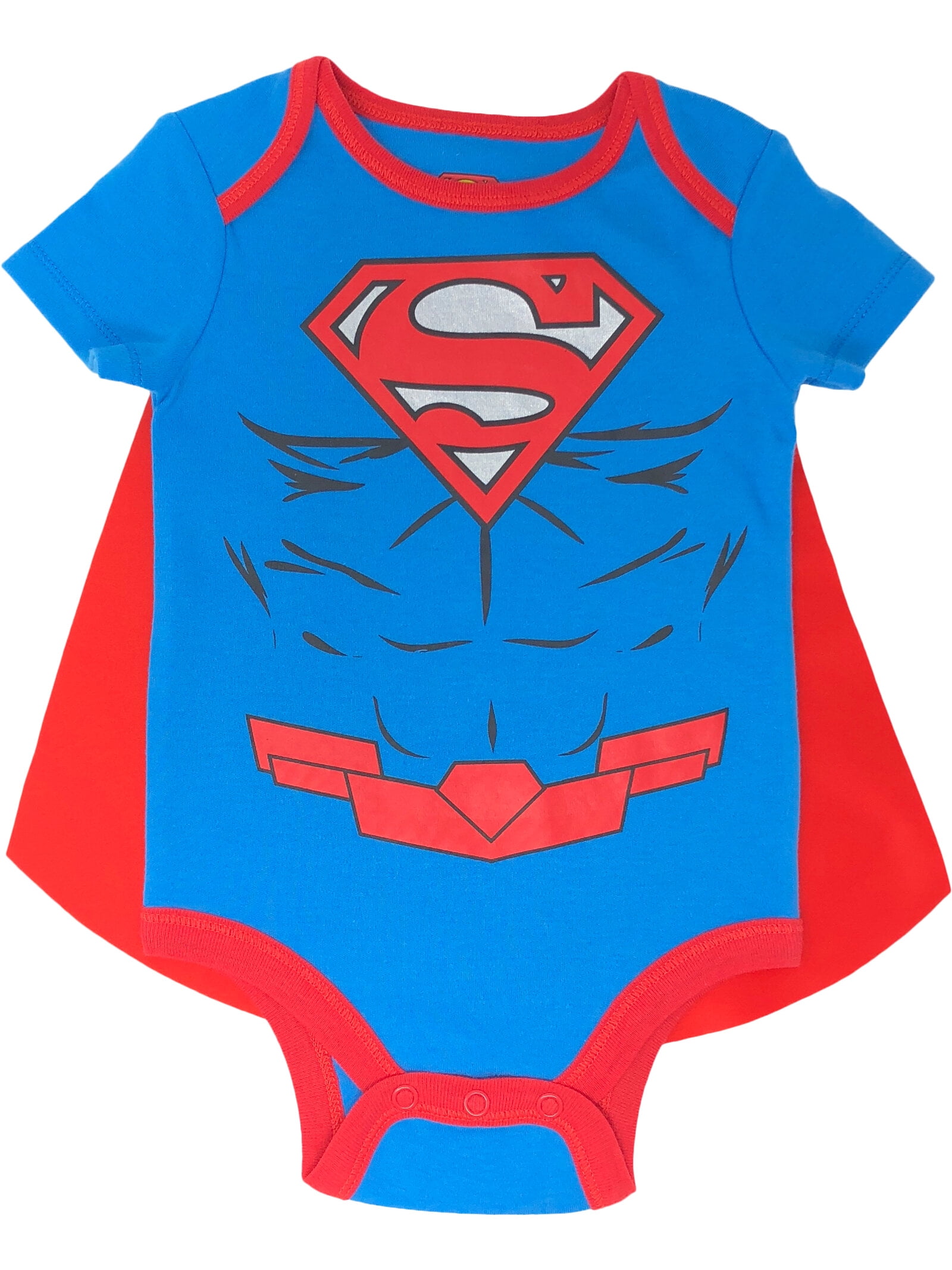 DC Comics Justice League Superman Infant Baby Boys Bodysuit and Cape ...