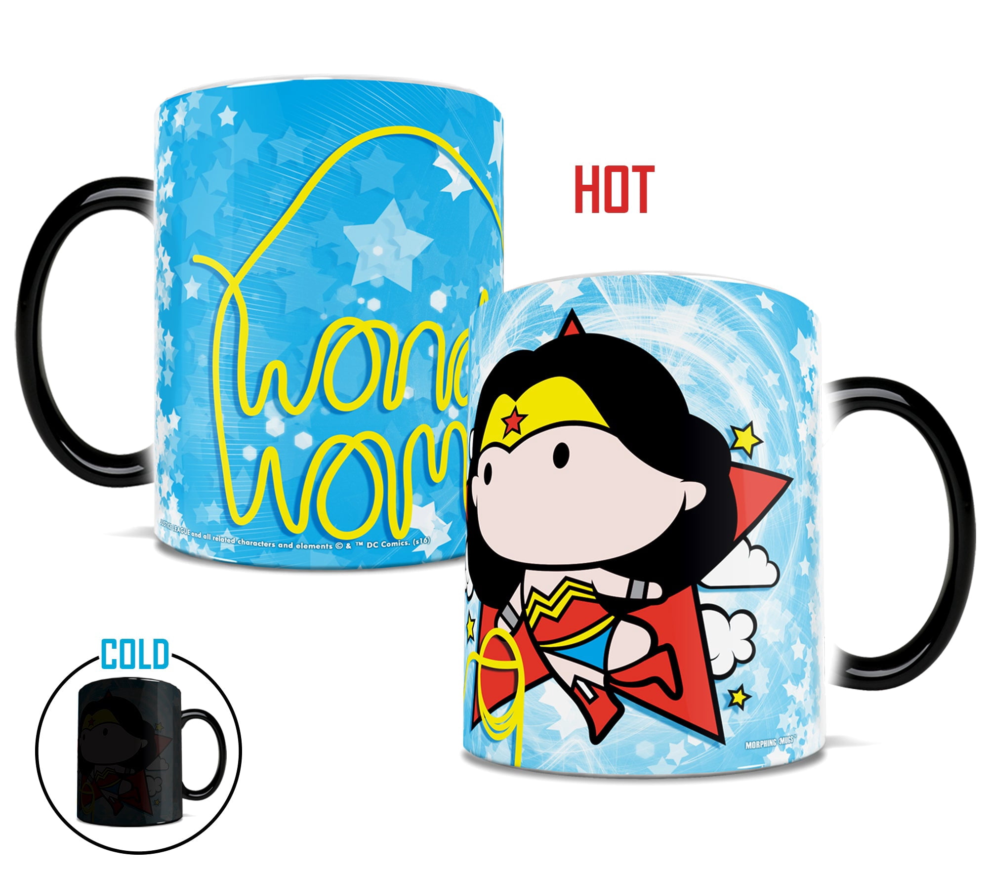 DC Comics (Justice League - Wonder Woman Cartoon) Morphing Mugs® Heat ...