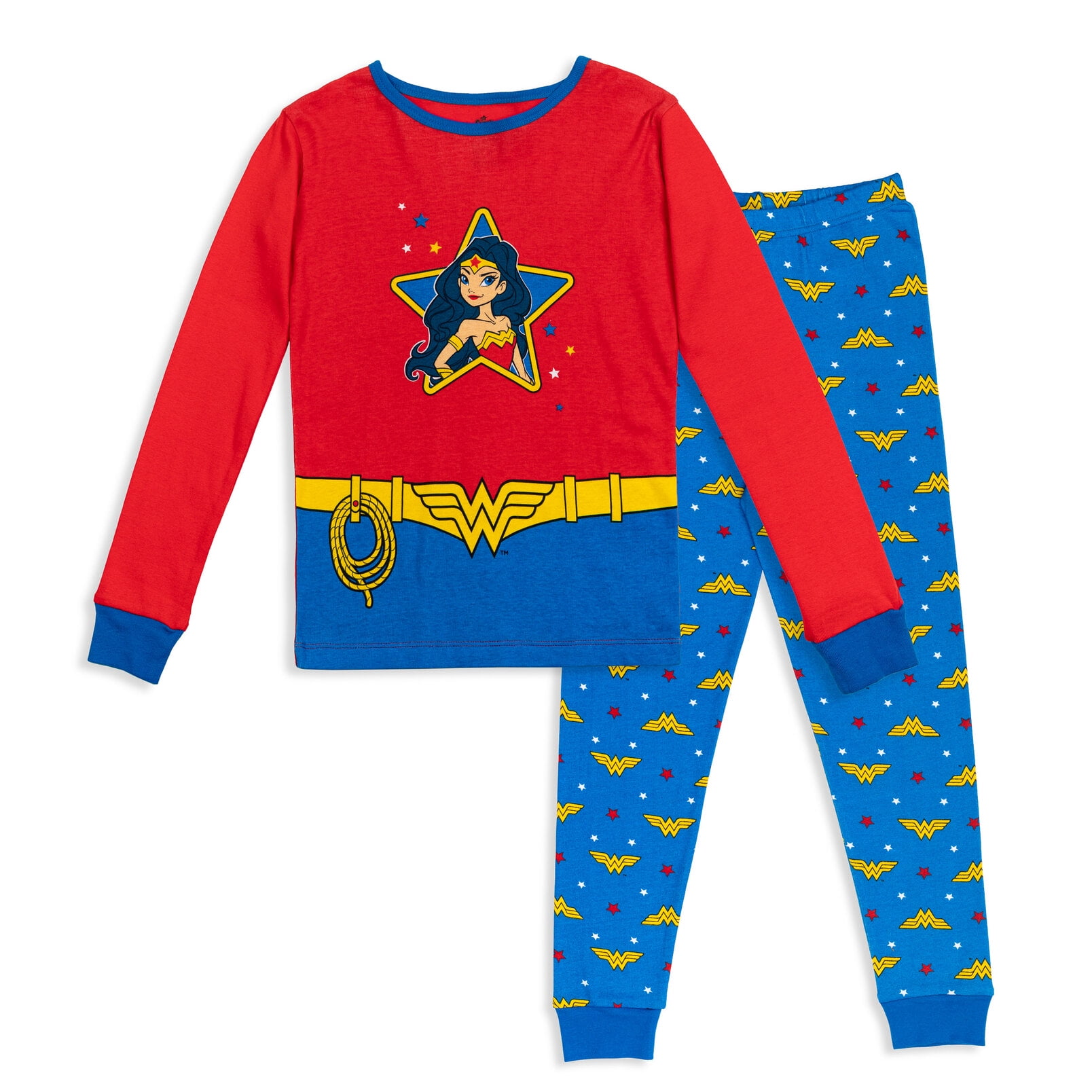DC Comics Justice League Wonder Woman Little Girls Pajama Shirt and ...