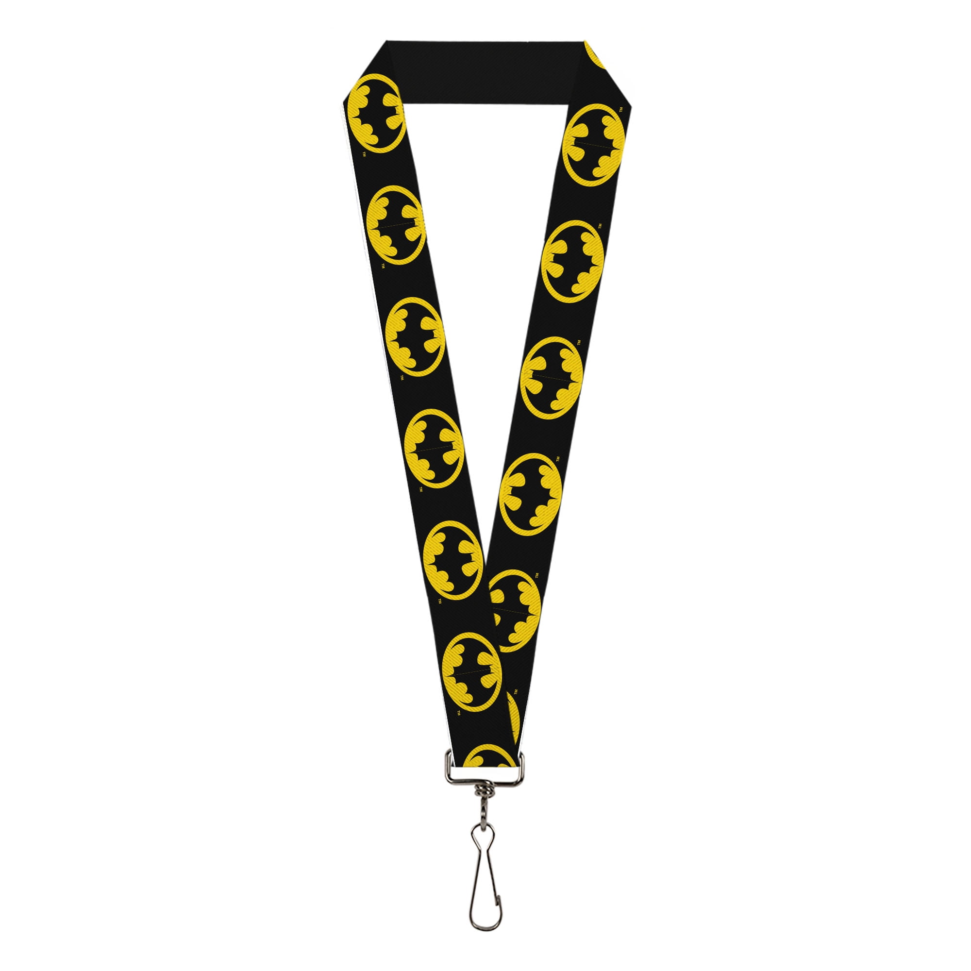 DC Comics Lanyard, Batman 1989 Logo Black Yellow, Elastic - Walmart.com