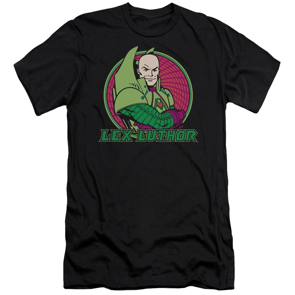 DC Comics Lex Luthor S/S Adult 30/1 T-Shirt Black - Walmart.com