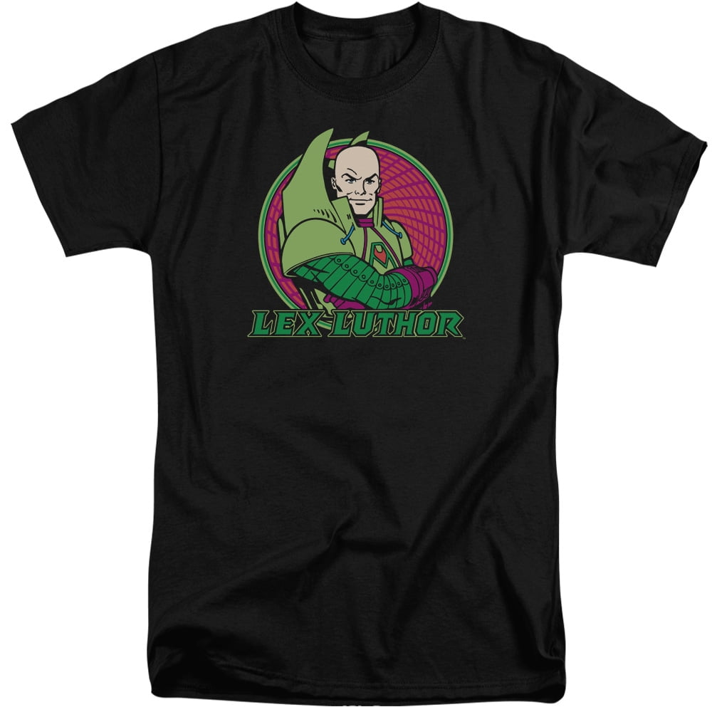 DC Comics Lex Luthor S/S Adult Tall Black - Walmart.com