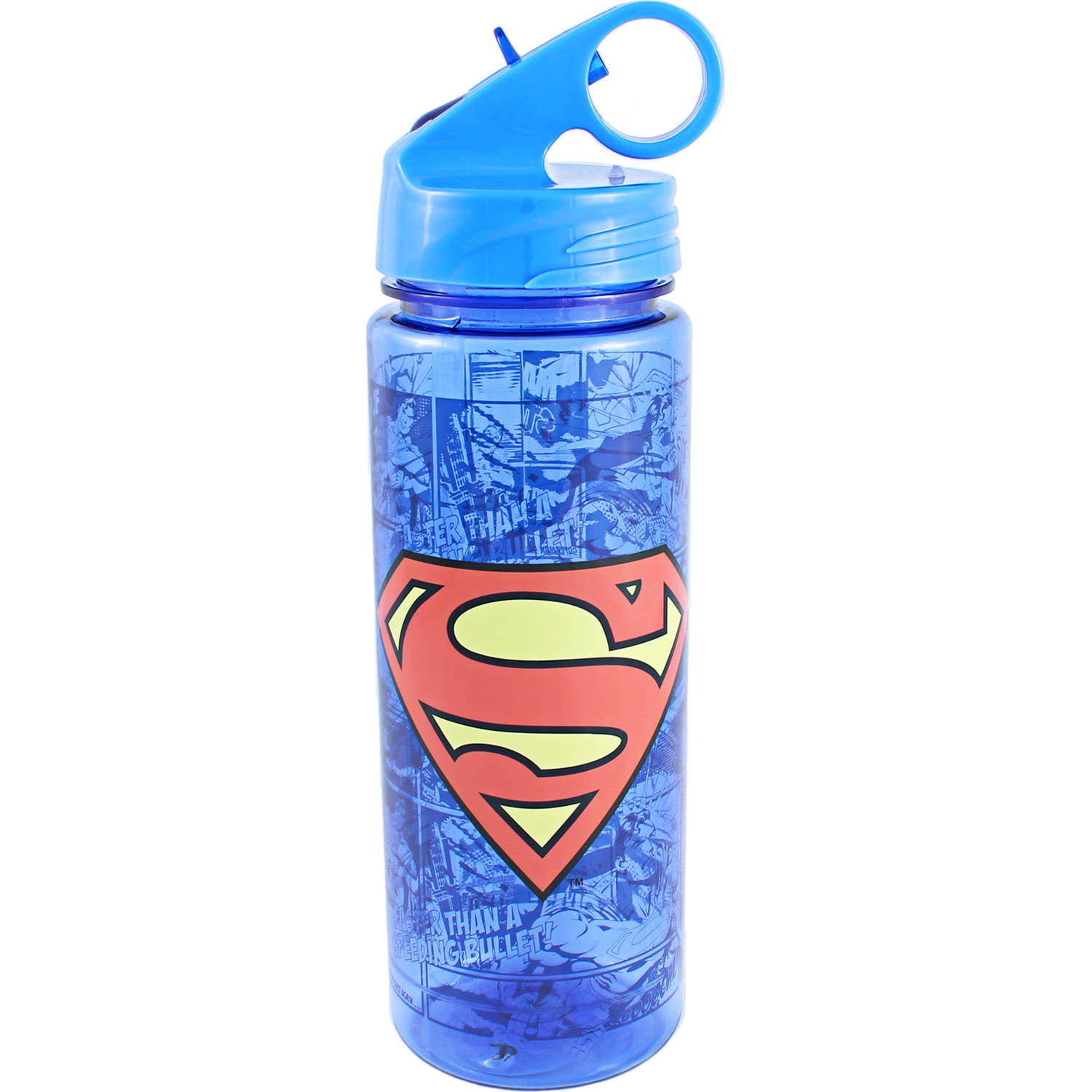Superman DC Comics 20 oz Tritan Water Bottle, Portable, Durable ...