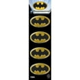 DC Comics Licensed Heavy Duty Embossed Metal Stickers 4/Pkg-Batman Logo ...