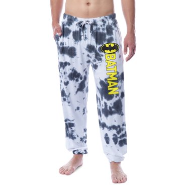 DC Comics Batman Adult Men's Lounge Superhero Pajama Bottoms with Bat ...