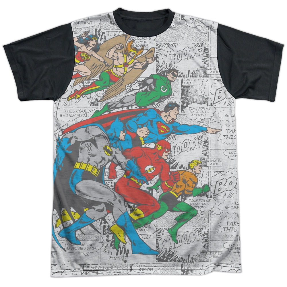 DC Comics Men's Face Off Sublimation T-shirt White - Walmart.com
