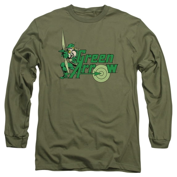 DC Comics Men's Green Arrow Long Sleeve Green - Walmart.com