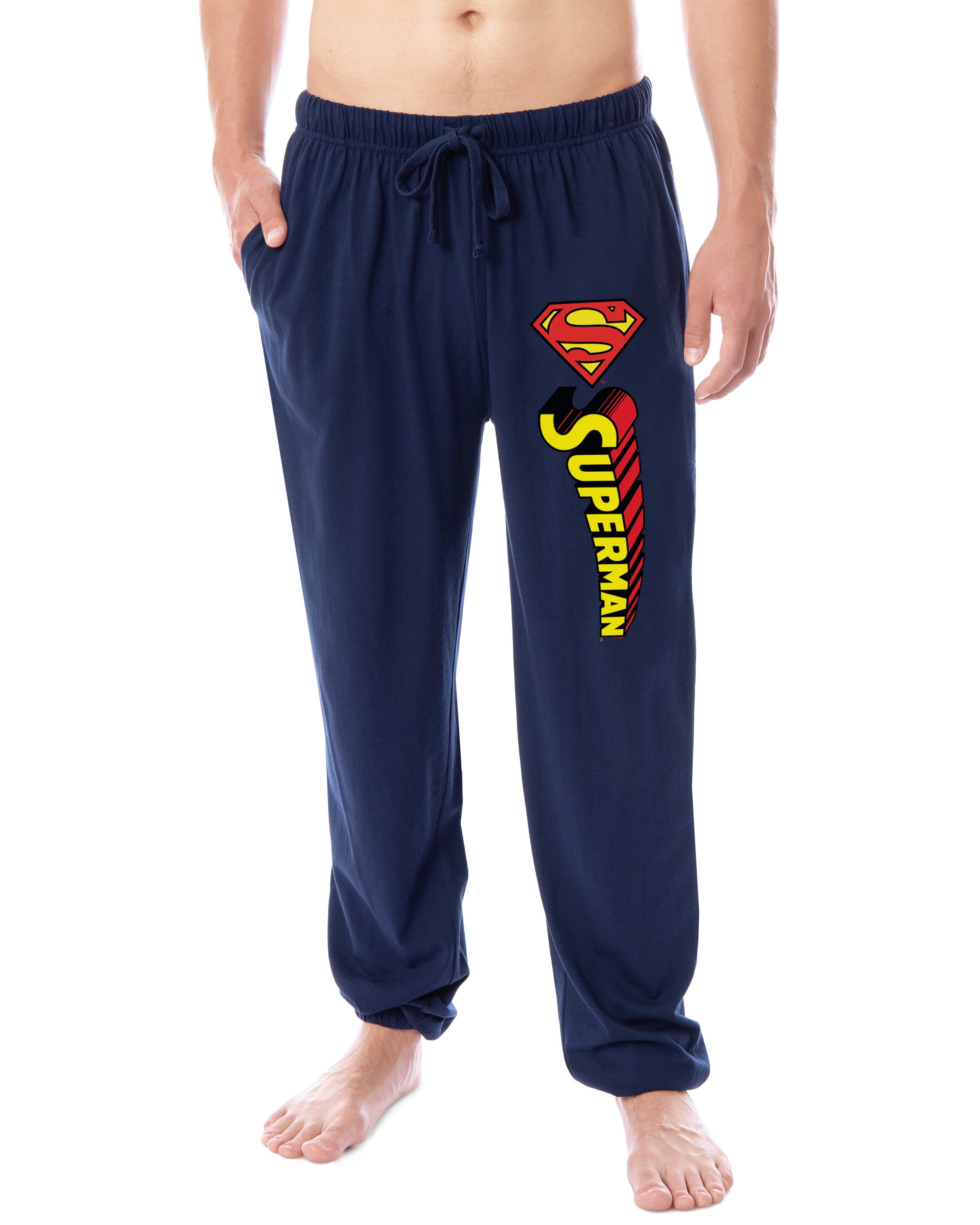 DC Comics Men's Superman Vintage 'S' Logo Sleep Lounge Pajama Pants For ...