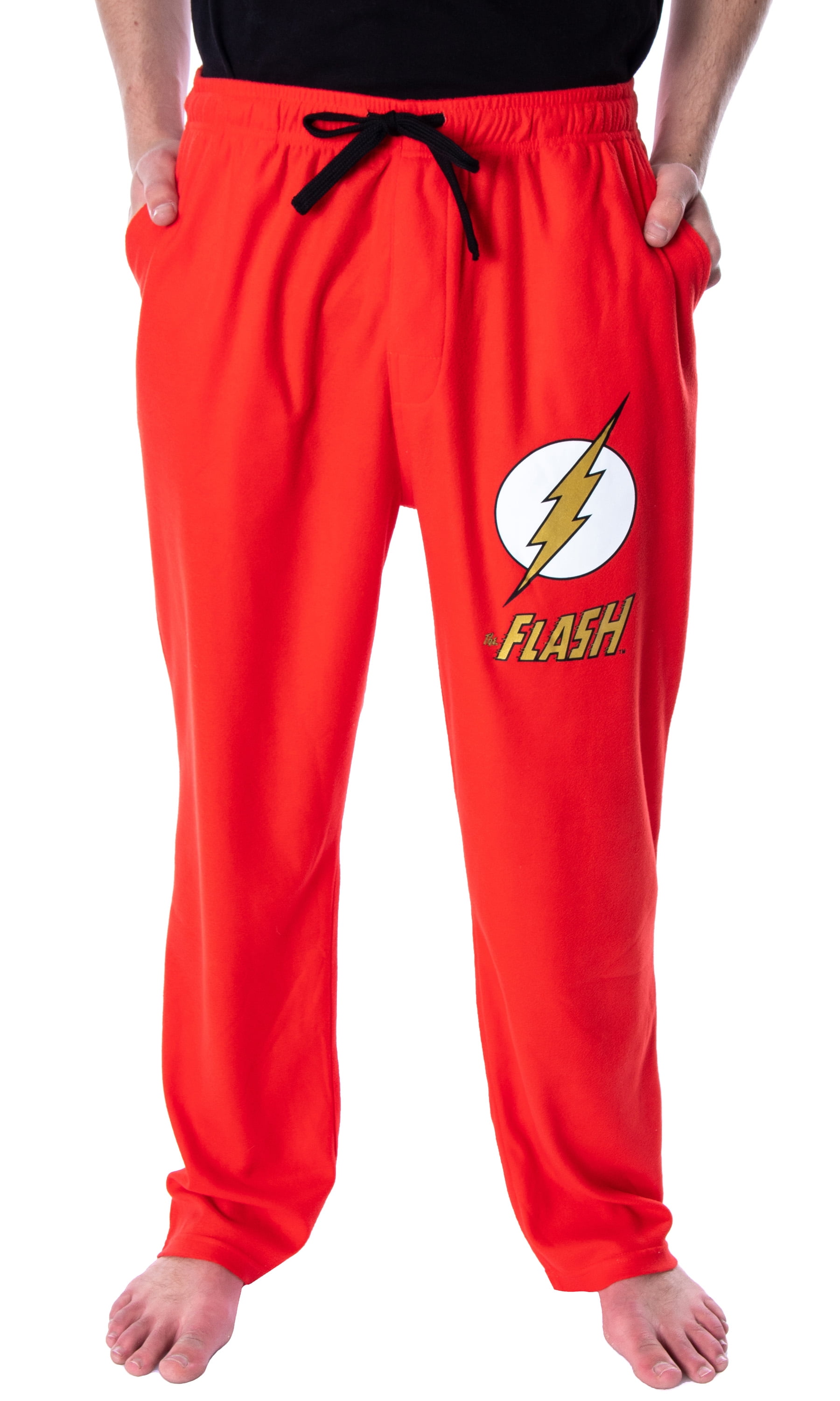 DC Comics Men's The Flash Classic Logo Loungewear Sleep Pajama Pants ...