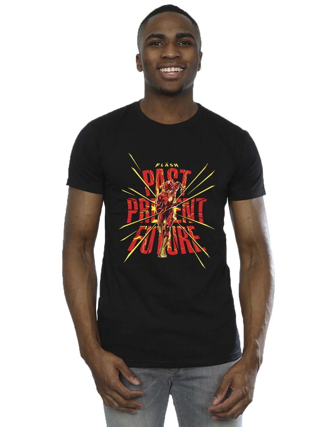 DC Comics Men's The Flash Past Present Future T-Shirt - Walmart.com