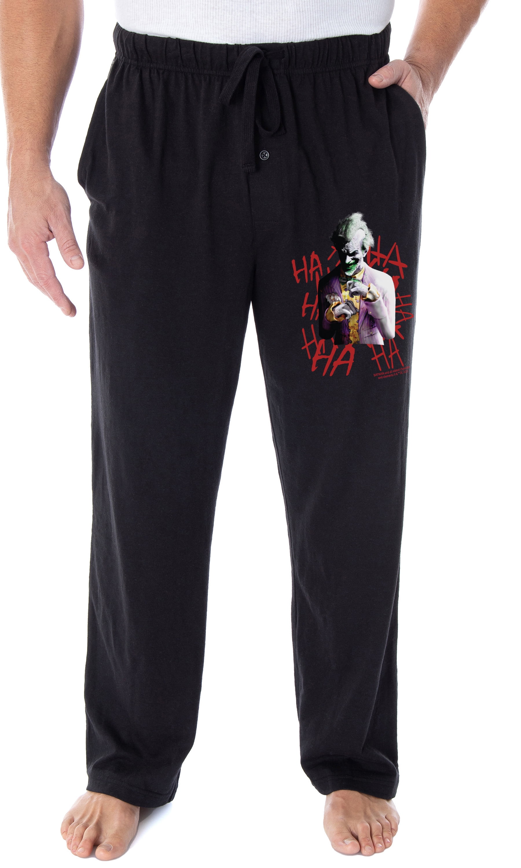 DC Comics Men's The Joker HA! HA! HA! Arkham Knight Loungewear Pajama ...