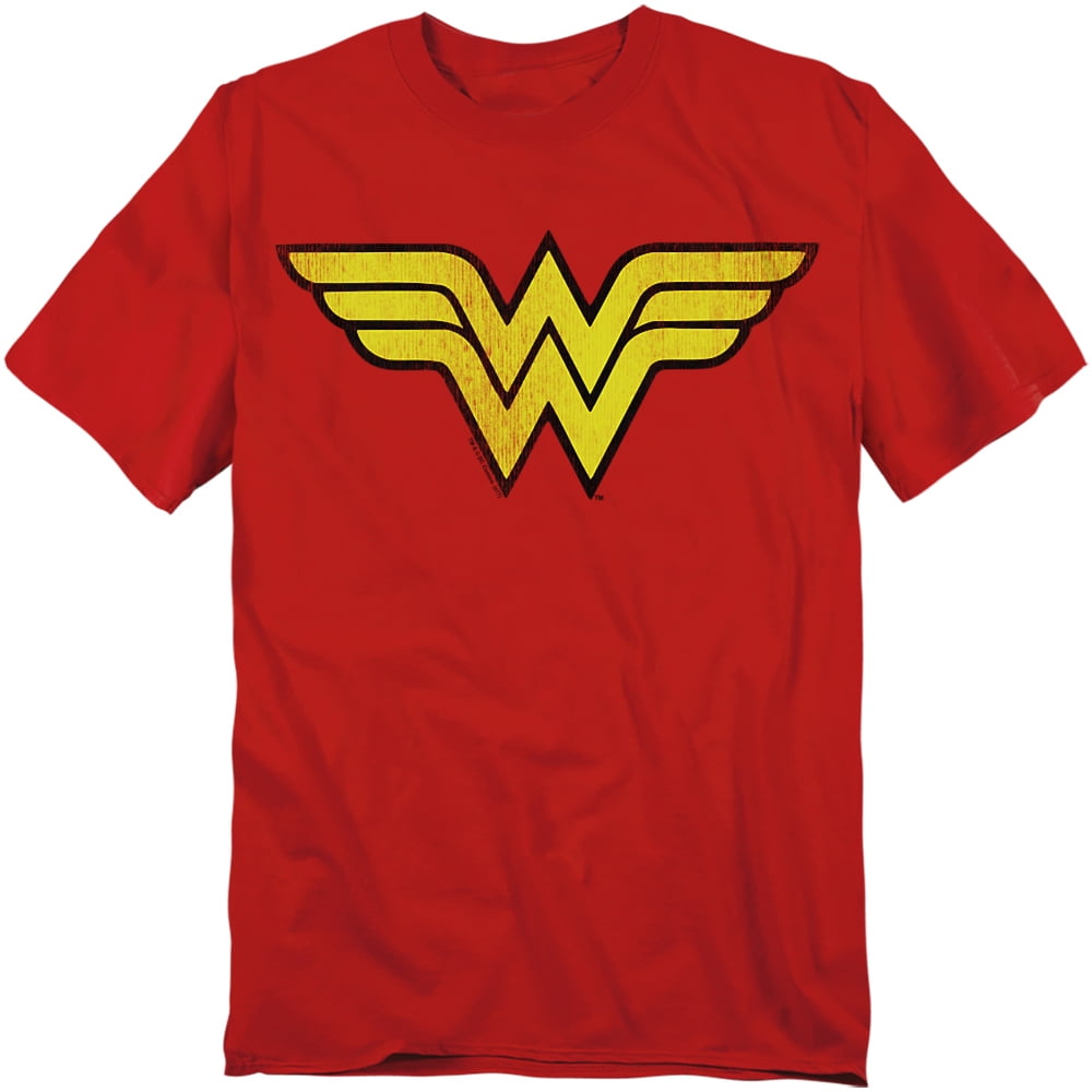 DC Comics T-Shirt Wonder Woman Logo Dist Unisex Graphic Tee For Men ...